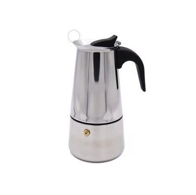 Espressor inox pentru aragaz - capacitate 9 cesti cafea
